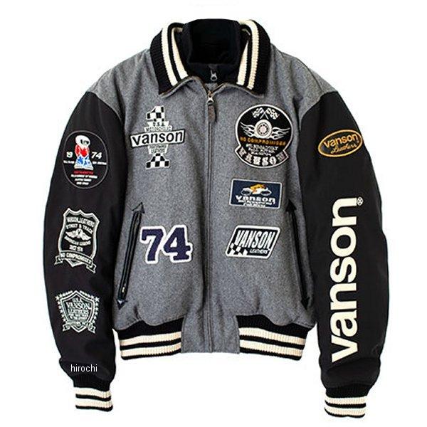 VANSON VS22107W-GYBK VS22107W バンソン 秋冬モデル アワードジャケット グレー/黒 JP店 : ヒロチー商事 1号店 - 通販 - Yahoo!ショッピング