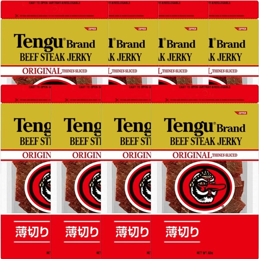 テング ビーフジャーキー 薄切り 93g×8袋 おつまみ 天狗 送料無料 : ひろしまグルメショップ - 通販 - Yahoo!ショッピング