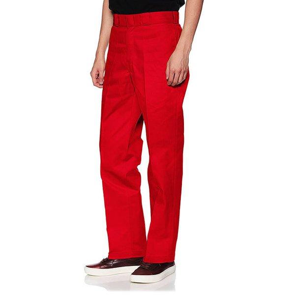 Dickies（ディッキーズ） ワークパンツ 無地 Original 874 Work Pants English Red : HIS ...