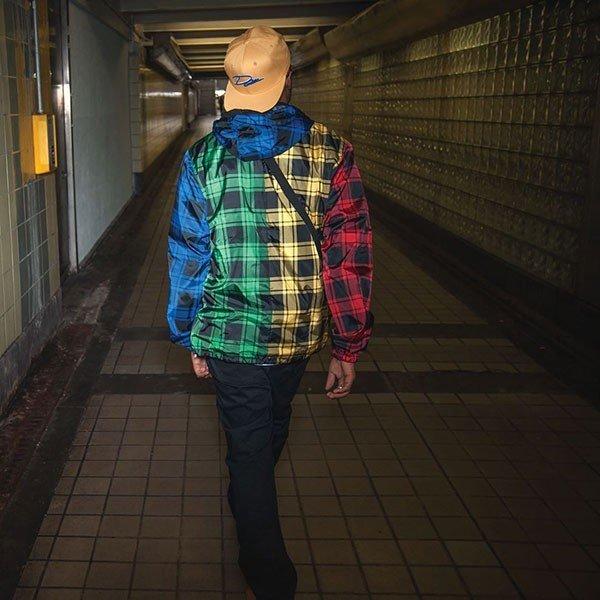 DGK (ディージーケー) ショルダーバック カバン ミニバッグ Patchwork Shoulder Bag Multi スケボー ...