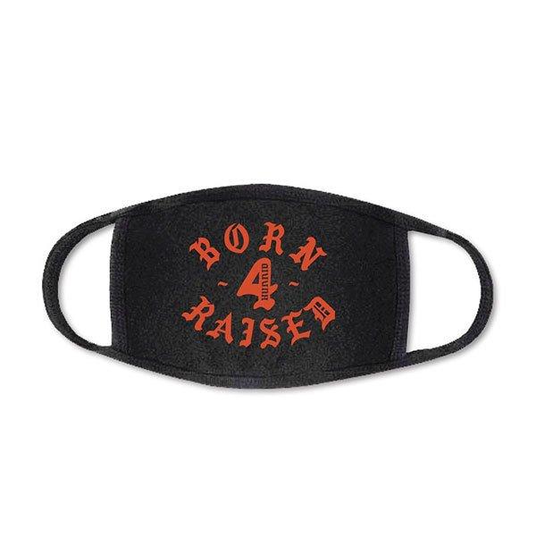 BornxRaised (ボーンアンドレイズド) 布マスク マスク BORN 4 HUNNID MASK BLACK HIPHOP ヒップ ...