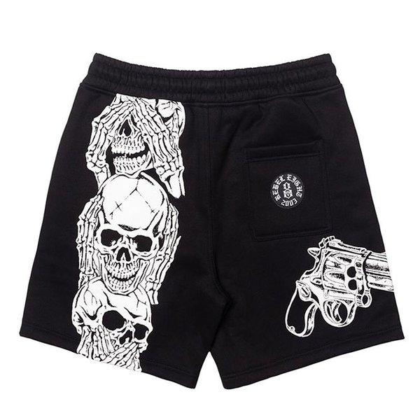 REBEL8（レベルエイト） スウェット ショートパンツ ショーツ Trust No One Shorts Black : HIS HERO ...