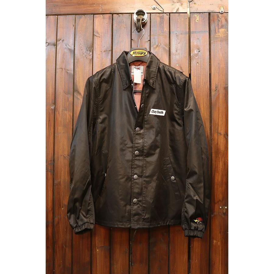 Clay Smith CLAY SMITH（クレイスミス）CSY-3910 BRACKBIRD 刺繍 コーチジャケット カラー： ブラック : ヒストリーYahooストア - 通販 ...