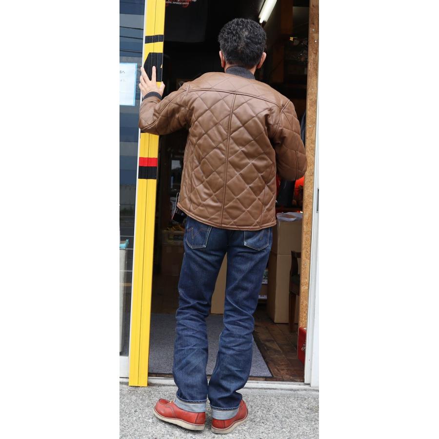 カドヤ (KADOYA) 【SB9】 防寒レザージャケット カラー：ブラウン : ヒストリーYahooストア - 通販 - Yahoo!ショッピング