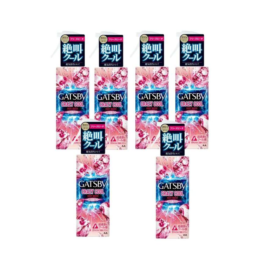 ギャツビー クレイジークール ボディウォーター [ 冷感スプレー ] フリーズピーチ 170mL【6本セット】 : コスパPCストア弐号店 - 通販 - Yahoo!ショッピング