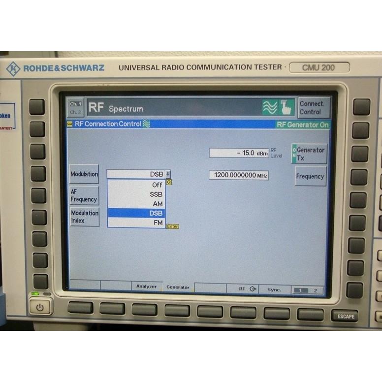 【一部予約販売】 【正常動作品】Rohde&Schwarz CMU200 ユニバーサル無線機テスター 50W 2.7GHz アマチュア無線 ...