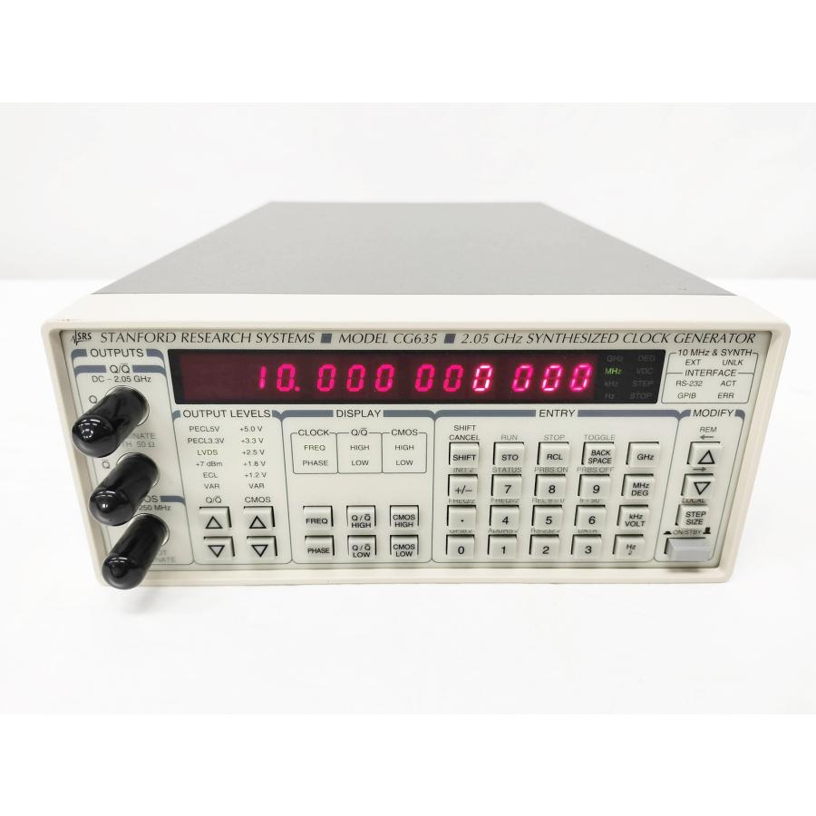 【正常動作品】Stanford Research CG635 クロックジェネレーター : ハイテクアンドファシリティ - 通販 - Yahoo ...