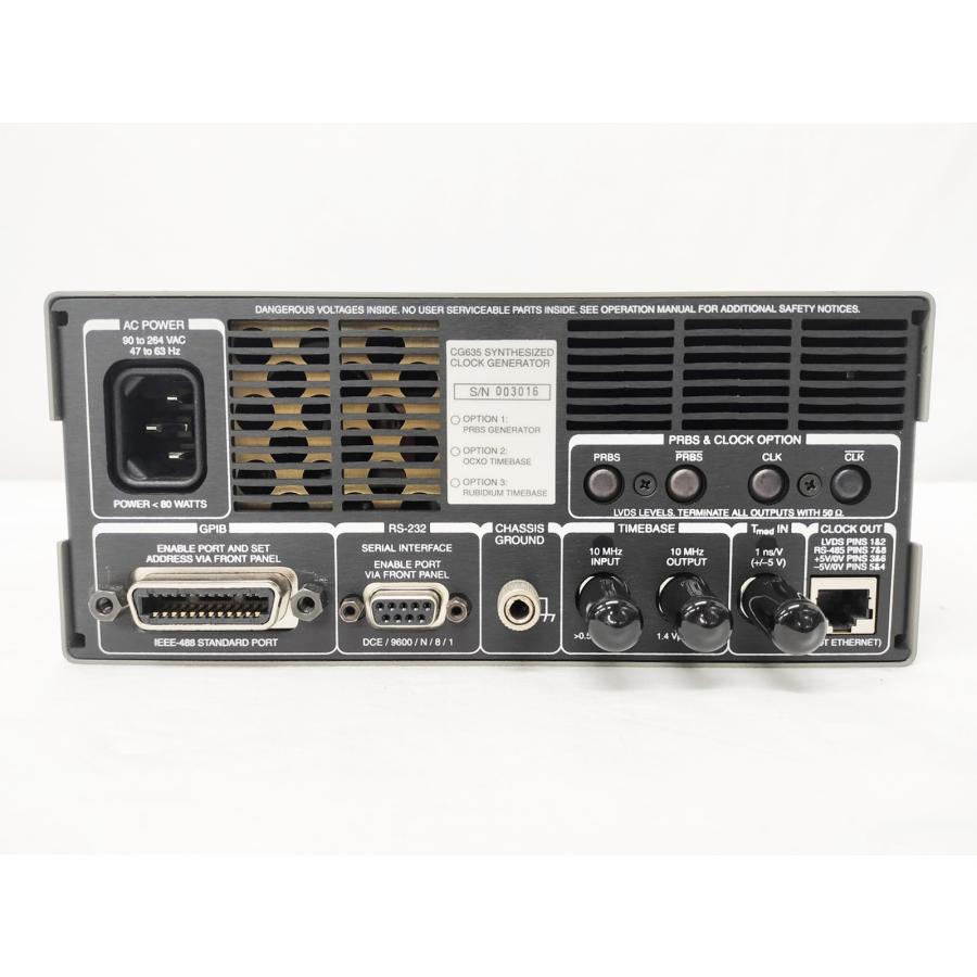【正常動作品】Stanford Research CG635 クロックジェネレーター : ハイテクアンドファシリティ - 通販 - Yahoo ...