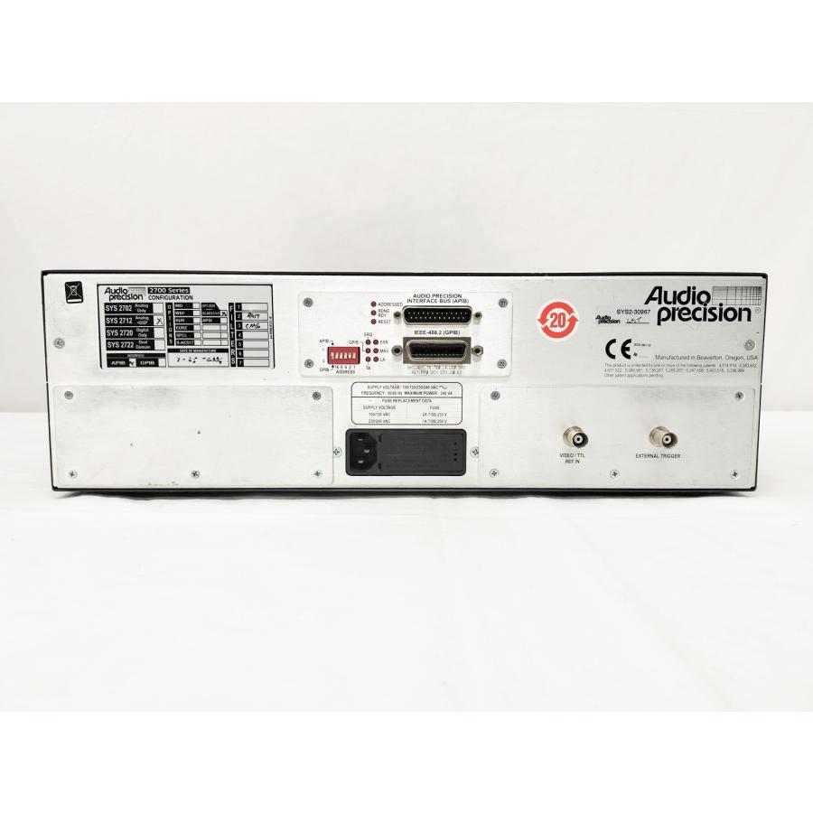 【正常動作品】Audio Precision SYS-2712 オーディオアナライザ : ハイテクアンドファシリティ - 通販 - Yahoo!ショッピング