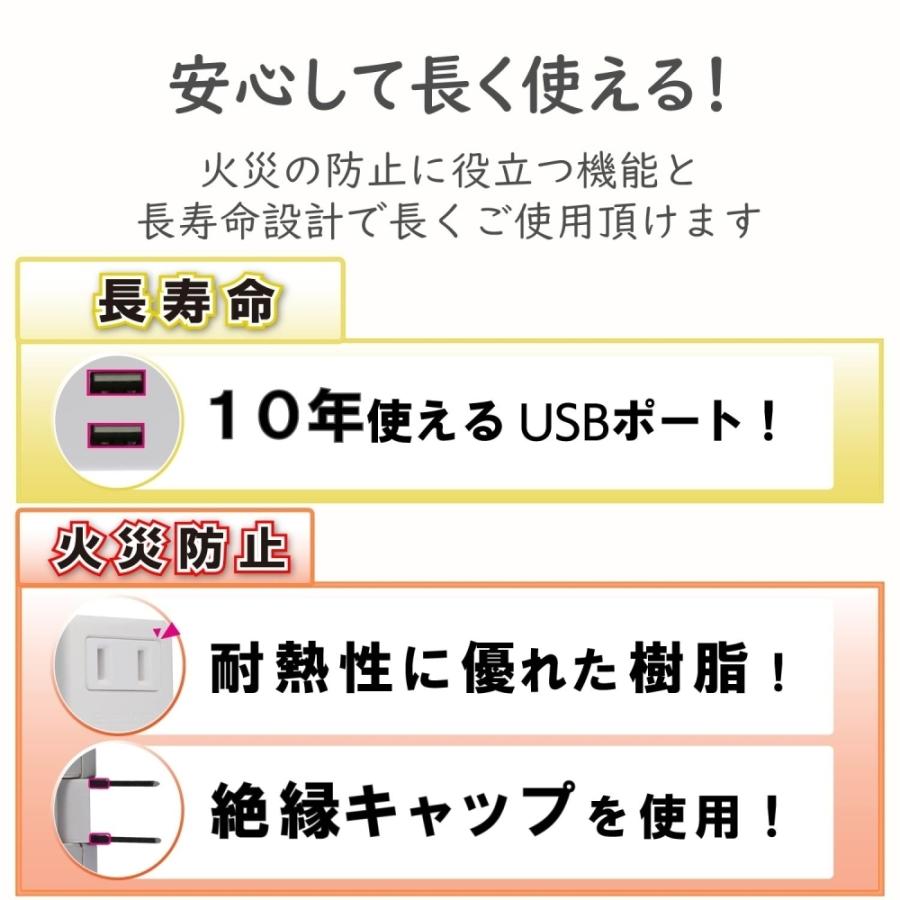 ELECOM（エレコム） モバイルUSBタップ(横向き) MOT-U04-2132WH : ヒットライン - 通販 - Yahoo!ショッピング