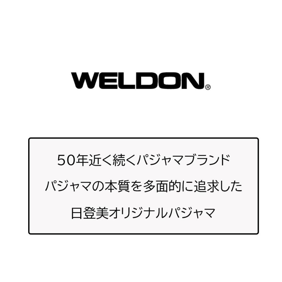 WELDON ウェルドン メンズ 長袖パジャマ 綿100% サッカー素材 春夏用 LL 大きいサイズ ボーダー柄 上下セット 前開きあり 通気性 涼しい 敏感肌 プレゼント : HITOMI ...