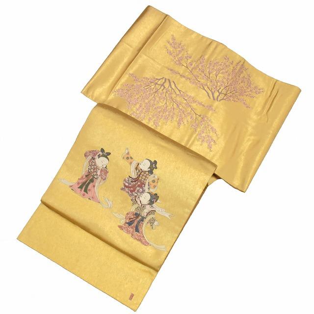 袋帯 中古 リサイクル正絹 仕立て上がり 初代由水十久監修 長島成織物 瀞金錦 金箔 ss1022b 着物ひととき : 着物ひととき - 通販 ...