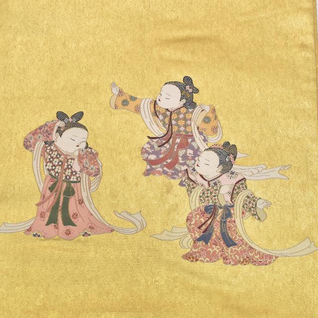 袋帯 中古 リサイクル正絹 仕立て上がり 初代由水十久監修 長島成織物 瀞金錦 金箔 ss1022b 着物ひととき : 着物ひととき - 通販 ...