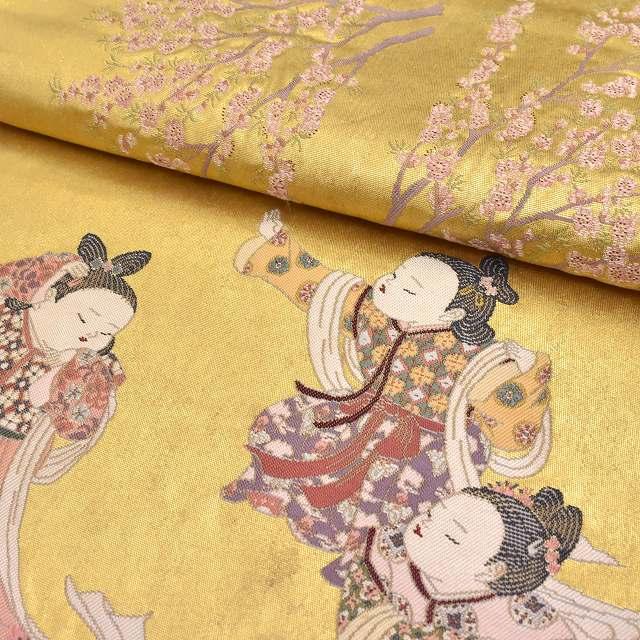 袋帯 中古 リサイクル正絹 仕立て上がり 初代由水十久監修 長島成織物 瀞金錦 金箔 ss1022b 着物ひととき : 着物ひととき - 通販 ...