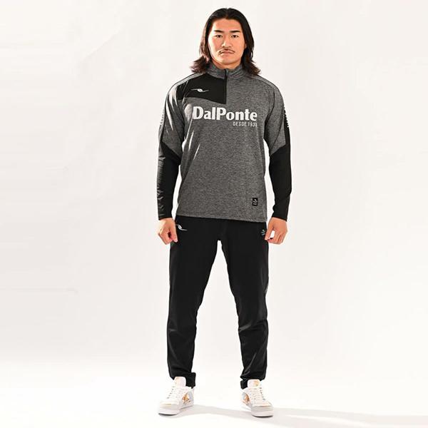 DALPONTE DalPonte ダウポンチ 裏起毛ウォームハーフジップトップ 裏起毛ウォームパンツ ジャージ上下 DPZ0416-HGR-DPZ0417-BLK サッカー フットサル ...