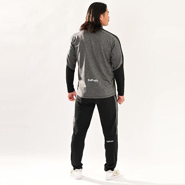 DALPONTE DalPonte ダウポンチ 裏起毛ウォームハーフジップトップ 裏起毛ウォームパンツ ジャージ上下 DPZ0416-HGR-DPZ0417-BLK サッカー フットサル ...