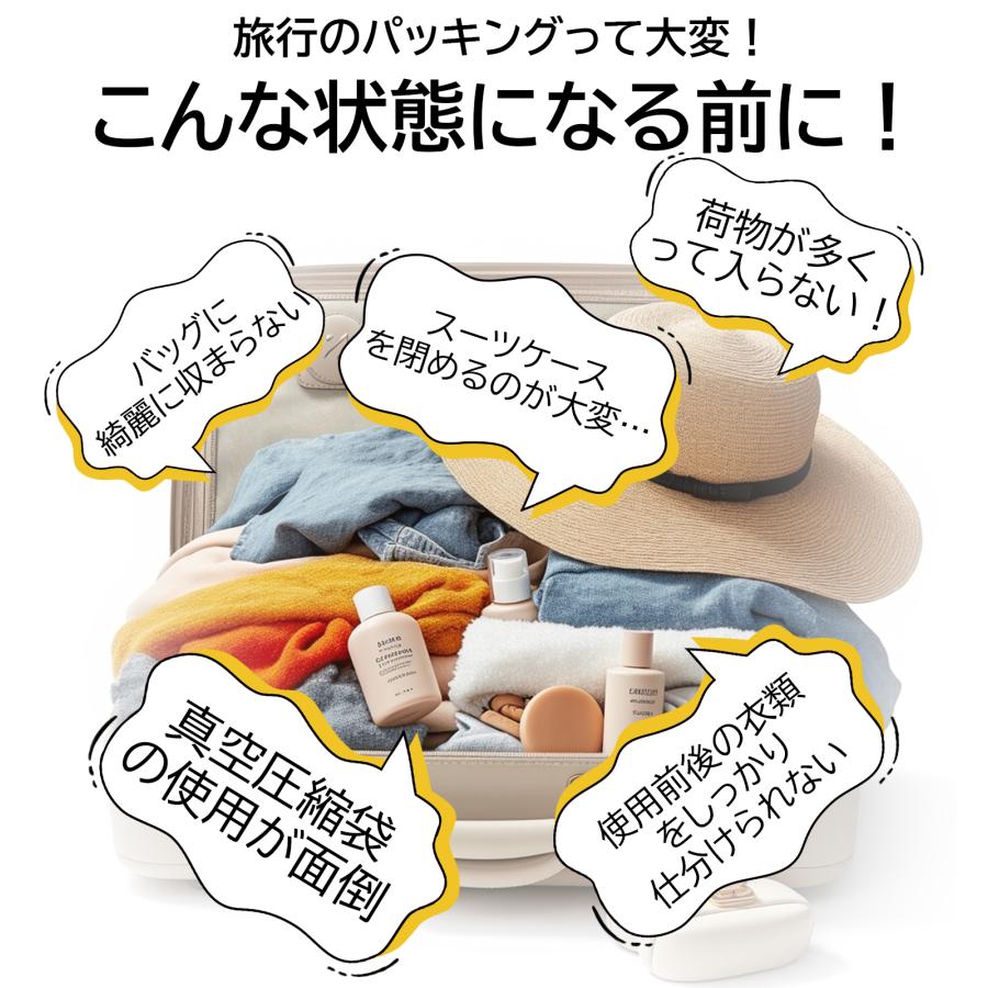 VARNIC 【半額sale！先着20名限定！】トラベルポーチ 旅行用 圧縮ポーチ YKK製ファスナー 3サイズ 旅行バッグ 撥水 出張 衣類仕分け 軽量 大容量 簡単圧縮 : 日和 - 通販 ...