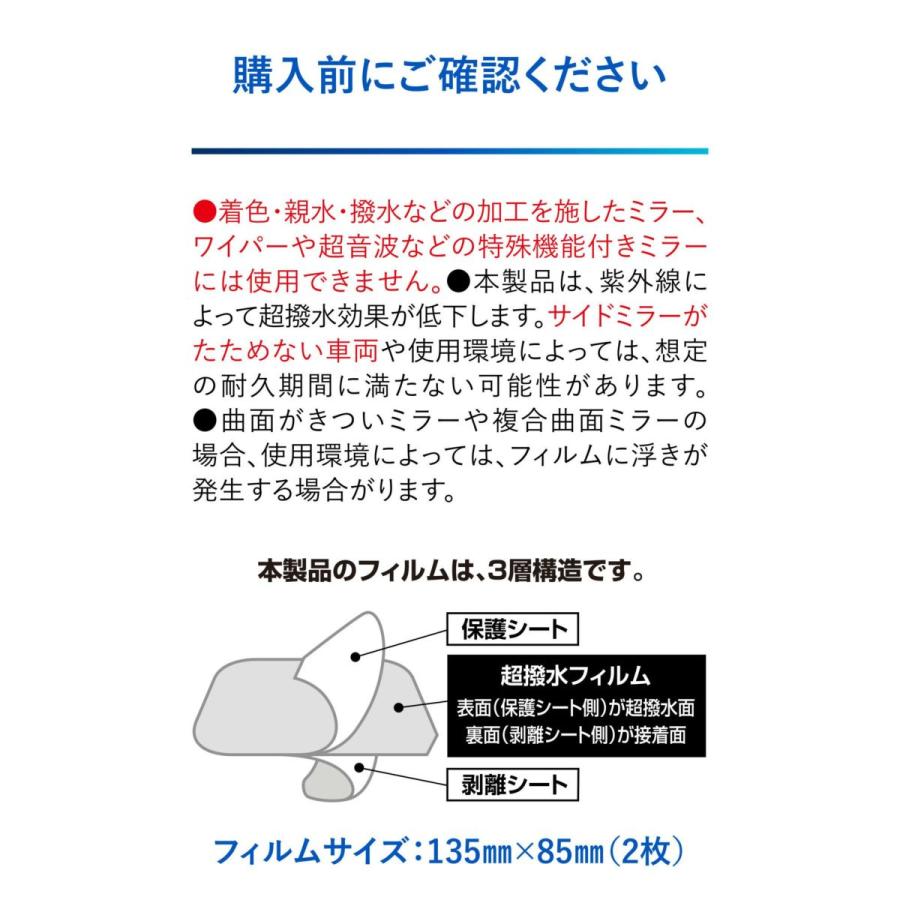 【ゆうパケット350】 カーメイト ゼロワイパー フィルムタイプ サイドミラー用【C204】 : オートイーグル - 通販 - Yahoo!ショッピング