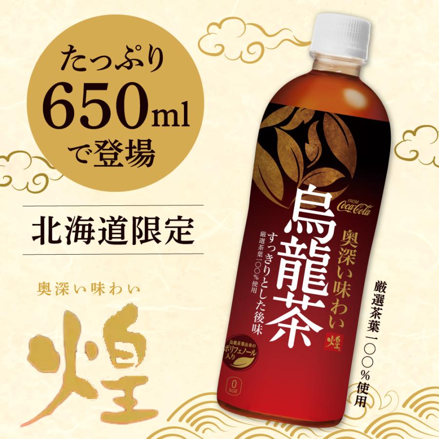 煌 烏龍茶 9/28は条件達成で最大P21％+クーポン配布 お茶 ウーロン茶 ペットボトル 煌(ファン) 650ml 24本入 2箱 48本 送料無料 : ほっかいどう物産館 - 通販 ...