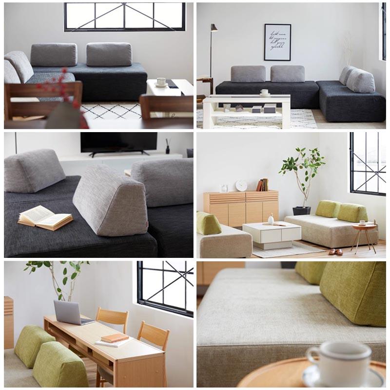 Meuble スリムソファ 幅170×奥行83cm 国産 ごろ寝ソファ Meuble スリムソファ 幅170×奥行83cm 国産 ごろ寝ソファ