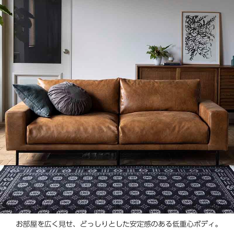 CRUSH CRASH PROJECT 別注 ソファ 1人掛け プルート pluto comform 1P ヴィンテージ風 スーパーレザーテックス 本革風 フェザー スチール脚 ローバック ...