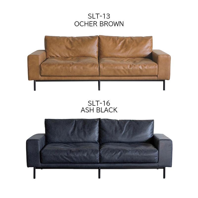 CRUSH CRASH PROJECT ソファ 2.5人掛け プルート pluto comform 2.5P ヴィンテージ風 スーパーレザーテックス 本革風 フェザー スチール脚 ローバック ...