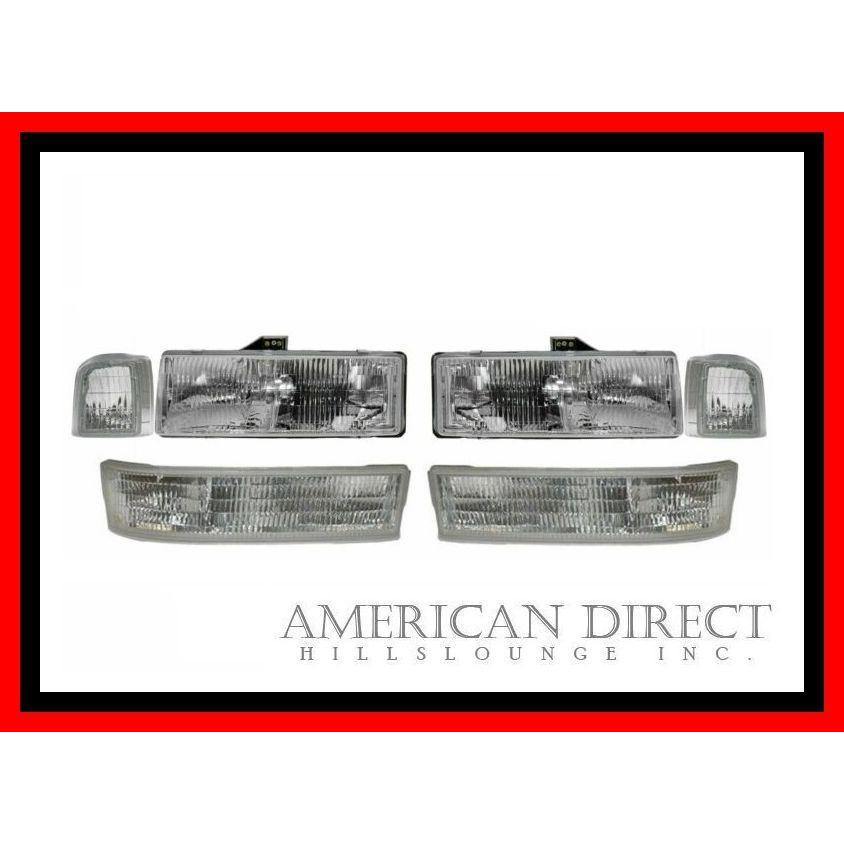 シボレー 【純正タイプ/6点セット】95-05y アストロ サファリ ヘッドライト パークシグナル カプセル コーナー フロント マーカー OE 6PC : HL&WEB - 通販 ...