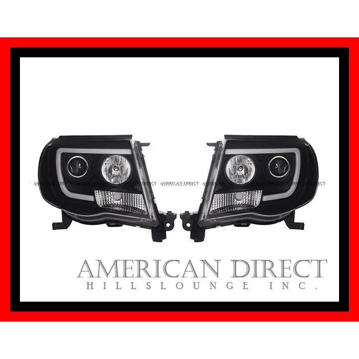 トヨタ 【特注/日本仕様/ブラック】05-11y タコマ ヘッドライト DRL ヘッドランプ マーカー サイド ミラー LED 日本光軸仕様 : HL&WEB - 通販 - Yahoo!ショッピング