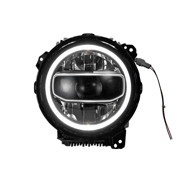 ジープ 【日本光軸/左側走行用/DEPO正規品】ジープ JL ラングラー JT グラディエーター LED ヘッドライト レベライザー付 リング ON/OFF可 光軸 : HL&WEB - 通販 ...