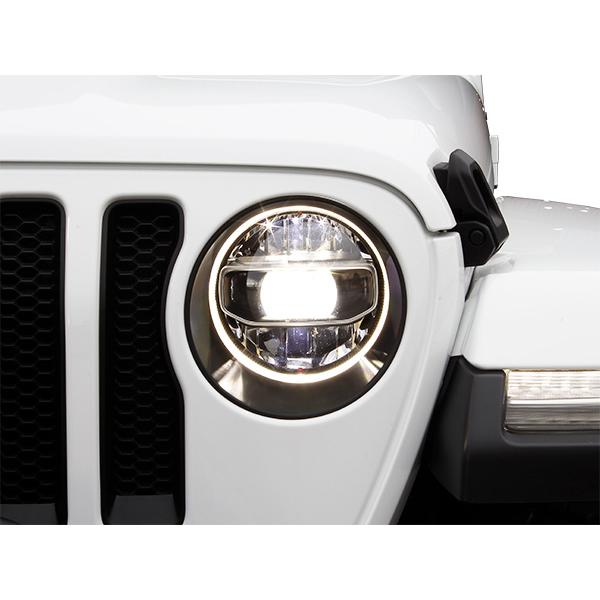 Jeep 【 日本光軸/左側走行用DEPO/正規品】ジープ JL ラングラー | JT グラディエーター US仕様 リング付 LEDヘッドライト レベライザー付 : HL&WEB - 通販 ...