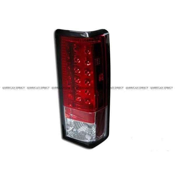 【即納/レッド/クリア】85-05y アストロ サファリ LED テールライト 左右セット リア バック テール サイド ライト ランプ シボレー GMC :c234:HL&WEB - 通販 ...