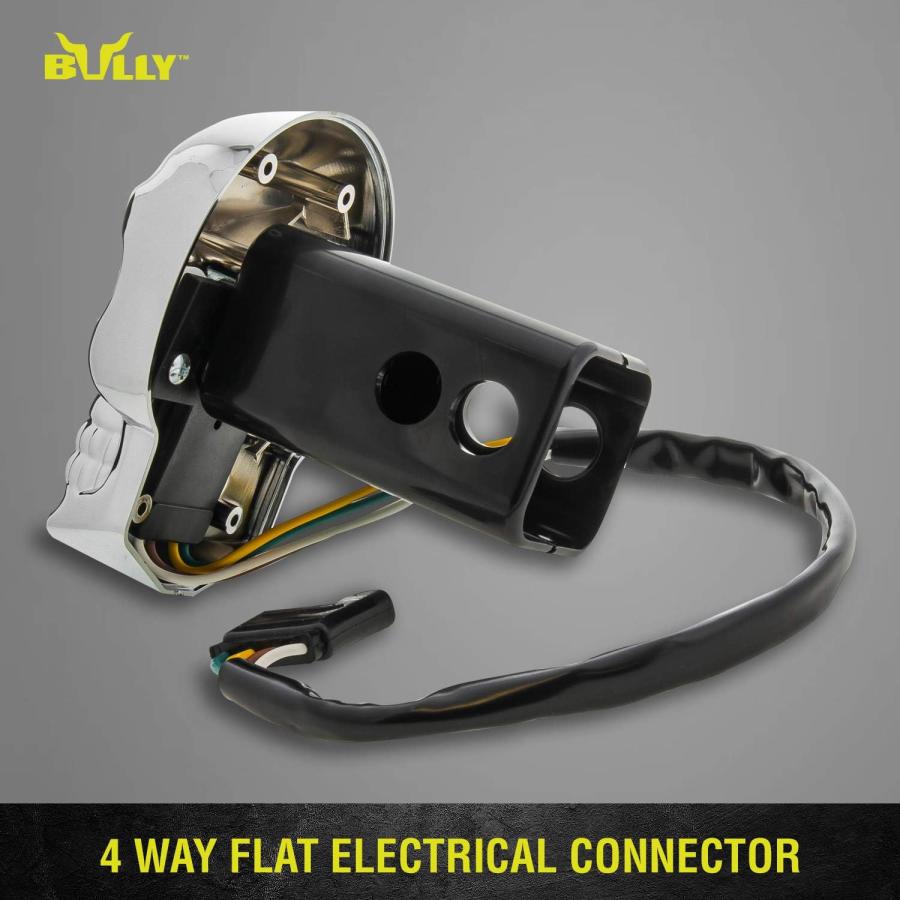 【クローム/CR-018】汎用 スカル ガイコツ LED ヒッチカバー ライト リア テール ハマー エスカレード ラングラー ダッジラム タンドラ : cr-018-syupin1 : HL ...