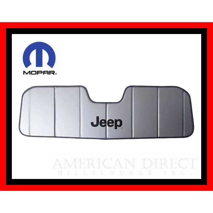 クライスラー・ジープ 【MOPAR純正】JEEP サンシェード サンバイザー 97-06y TJラングラー,07-18y JKラングラー,18y- JLラングラー,20y- グラディエーター ...