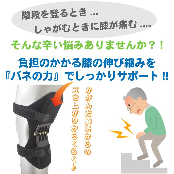 進化版 ひざサポーター A0034 2枚入り 膝サポーター 関節痛 健康 散歩 ウォーキング 農作業 階段 膝の痛み スポーツ 高齢者 転倒防止 : 良いものセレクト得々市場 - 通販 ...