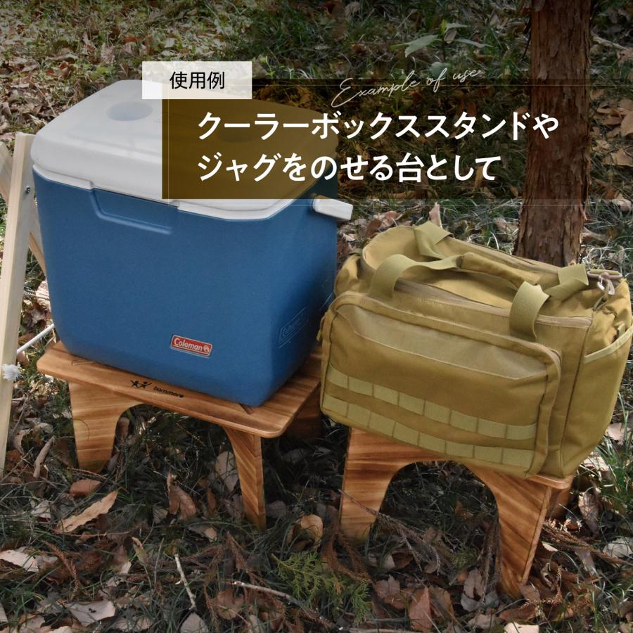 キャンプ ウッドラック フィールドラック キャンプ荷物置き台 ジャグスタンド クーラボックススタンド 木製 軽量 コンパクト 耐荷重50kg : HNBストア キャンプ 旅行 PC 収納 ...