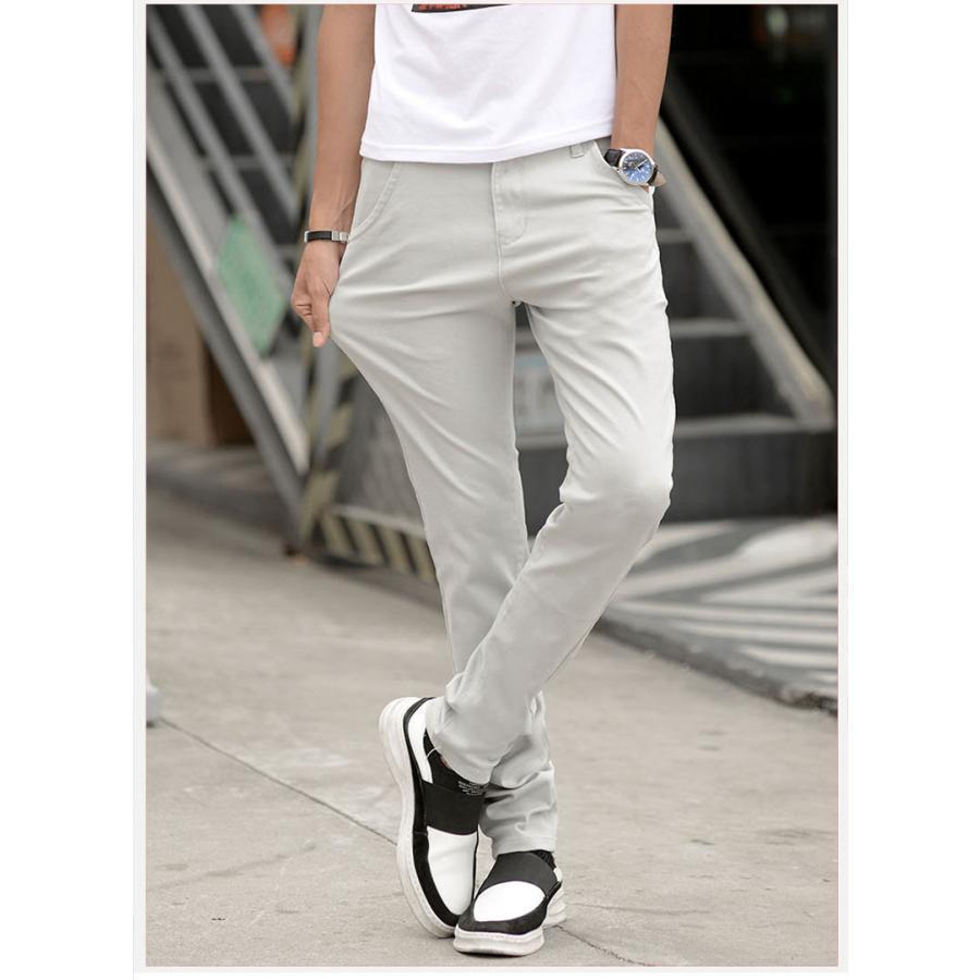 チノパン メンズ ストレッチ スリム パンツ 伸縮 スキニー 黒 白 ベージュ M L XL 3L : HNオンラインショップストア2 - 通販 - Yahoo!ショッピング
