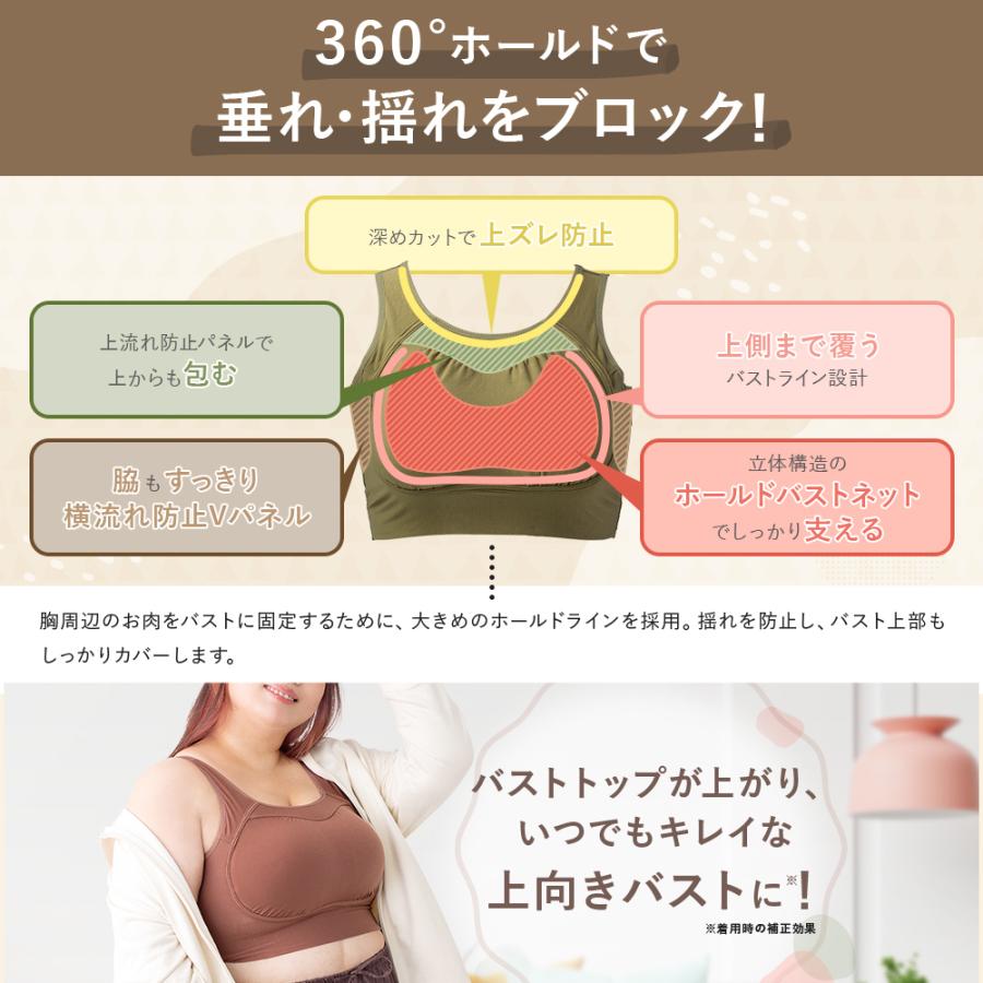 公式 Nmerry 【2枚セット】 育乳ブラ エヌメリー 渡辺直美 大きいサイズ ナイトブラ 補正下着 ノンワイヤー おうちブラ インナー 下着 ホームウェア :raku-Nbra-2:HRC ...