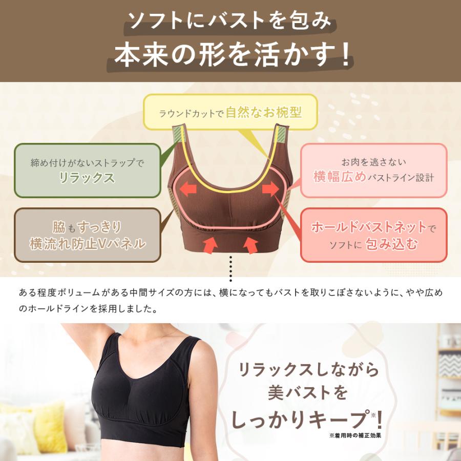 公式 Nmerry 【2枚セット】 育乳ブラ エヌメリー 渡辺直美 大きいサイズ ナイトブラ 補正下着 ノンワイヤー おうちブラ インナー 下着 ホームウェア :raku-Nbra-2:HRC ...