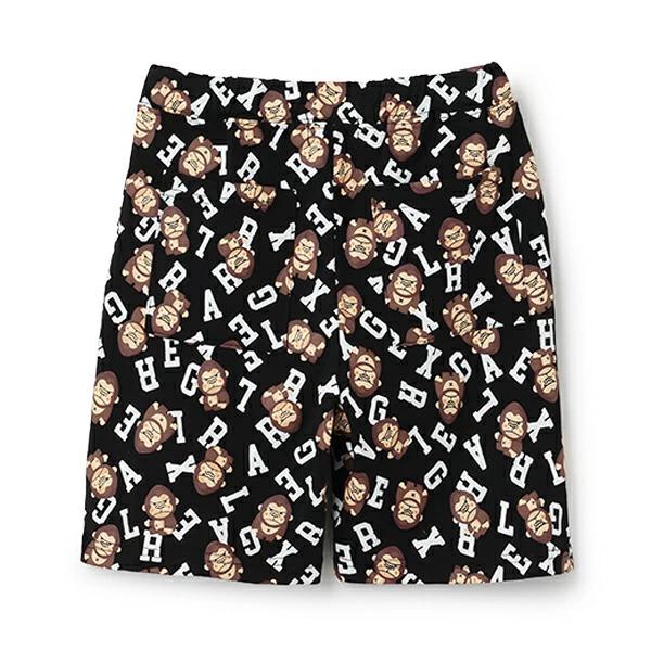 XLARGE KIDS 10%OFF SALE エクストララージキッズ 2025年春夏 総柄ファニーゴリラショートパンツ 90cm140cm ...