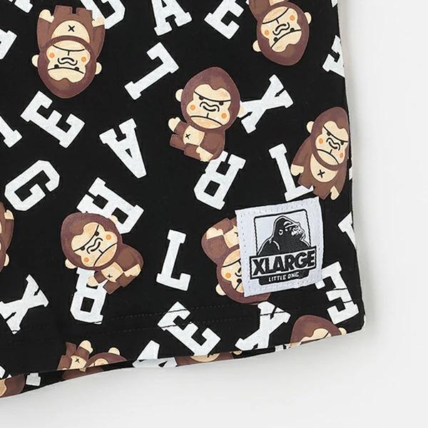 XLARGE KIDS 10%OFF SALE エクストララージキッズ 2025年春夏 総柄ファニーゴリラショートパンツ 90cm140cm ...