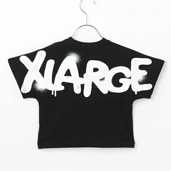 XLARGE KIDS エクストララージキッズ 2025年春夏 バックスプレーロゴ 半袖Tシャツ90cm130cm140cm X-LARGE ...