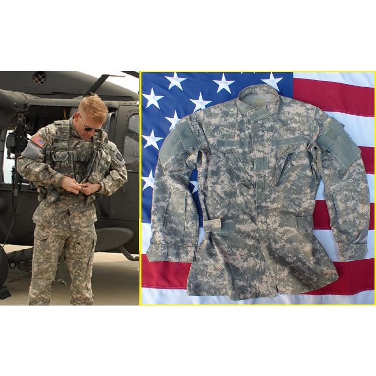 実物 レア! ACU ヘリクルー ジャケット S-R Army Aircrew Combat Uniform A2CU A87x : ホバート ...