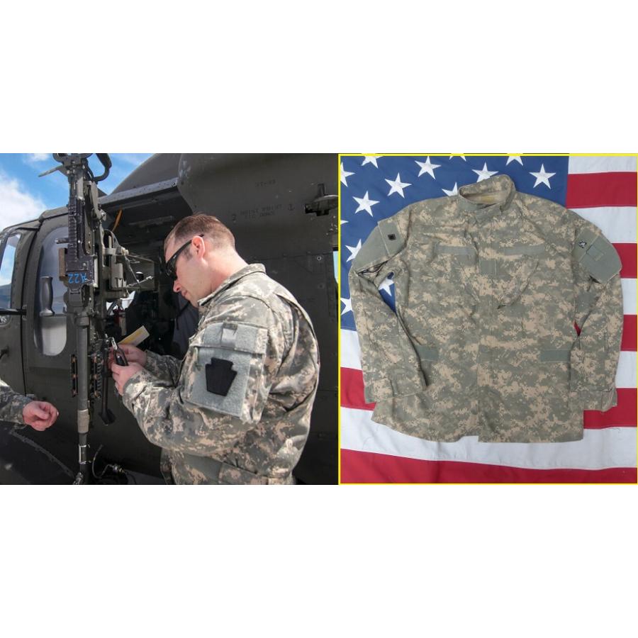 米軍実物 入手困難! ACU エアクルー ジャケット L−R A2CU Army Aircrew Combat Uniform ヘリクルー ...