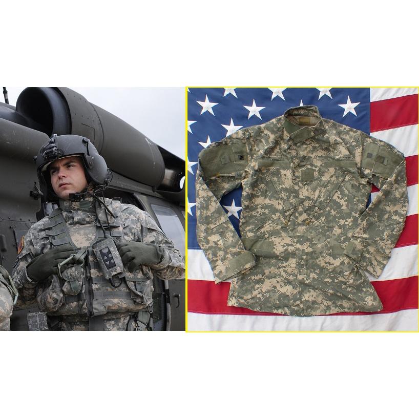 実物 レア! ACU エアクルー ジャケット S-R Army Aircrew Combat Uniform A2CU 312x : ホバート ...