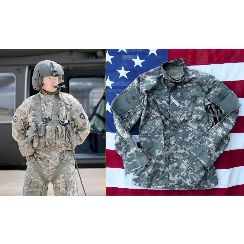 レア! 実物 ACU エアクルージャケット S-R Army Aircrew Combat Uniform A2CU 91x : ホバート ...