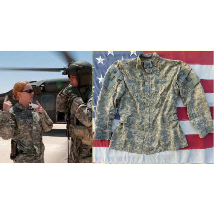実物 入手困難 レア! ACU エアクルー ジャケット L−R A2CU Army Aircrew Combat Uniform A109x ...