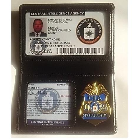 ★CIAバッジ＋合皮製ホルダー＋ IDカード2枚／ オーダーメイド／あなたのお名前・写真で製作／世界に1つだけ！／送料￥198★ : HOBBY SHOP K’S - 通販 - Yahoo ...
