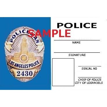 US レプリカ IDカード（LAPD巡査） 両面 IDホルダー付 送料198円 : HOBBY SHOP K’S - 通販 - Yahoo!ショッピング