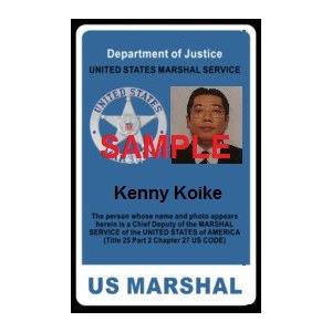 US レプリカ IDカード（US MARSHAL） 両面 IDホルダー付 送料198円 : HOBBY SHOP K’S - 通販 ...