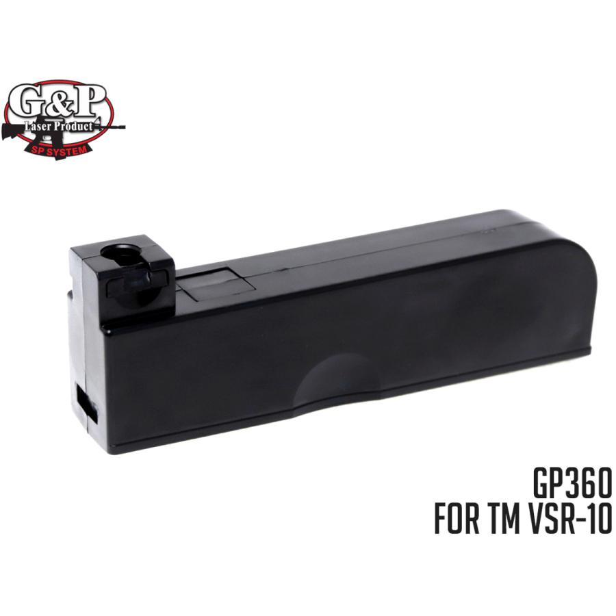GP360 G&P製 マルイVSR-10 55連マガジン GP360ブラックBK 55Rds 東京マルイVSR-10GSpec : ホビホビ ...